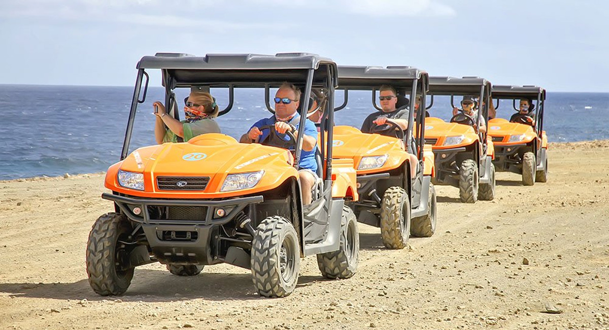 Aruba UTV Rental | Aruba ATV Rental | UTV & ATV Natural Pool